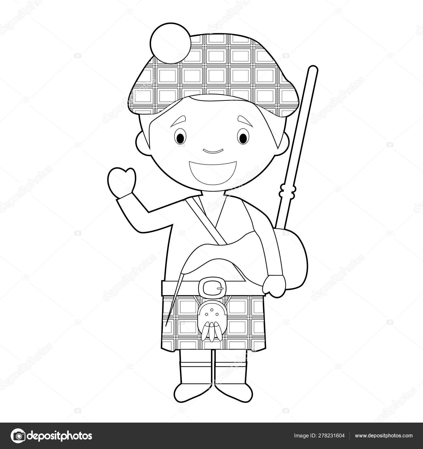 Scottish Bagpipes Drawing