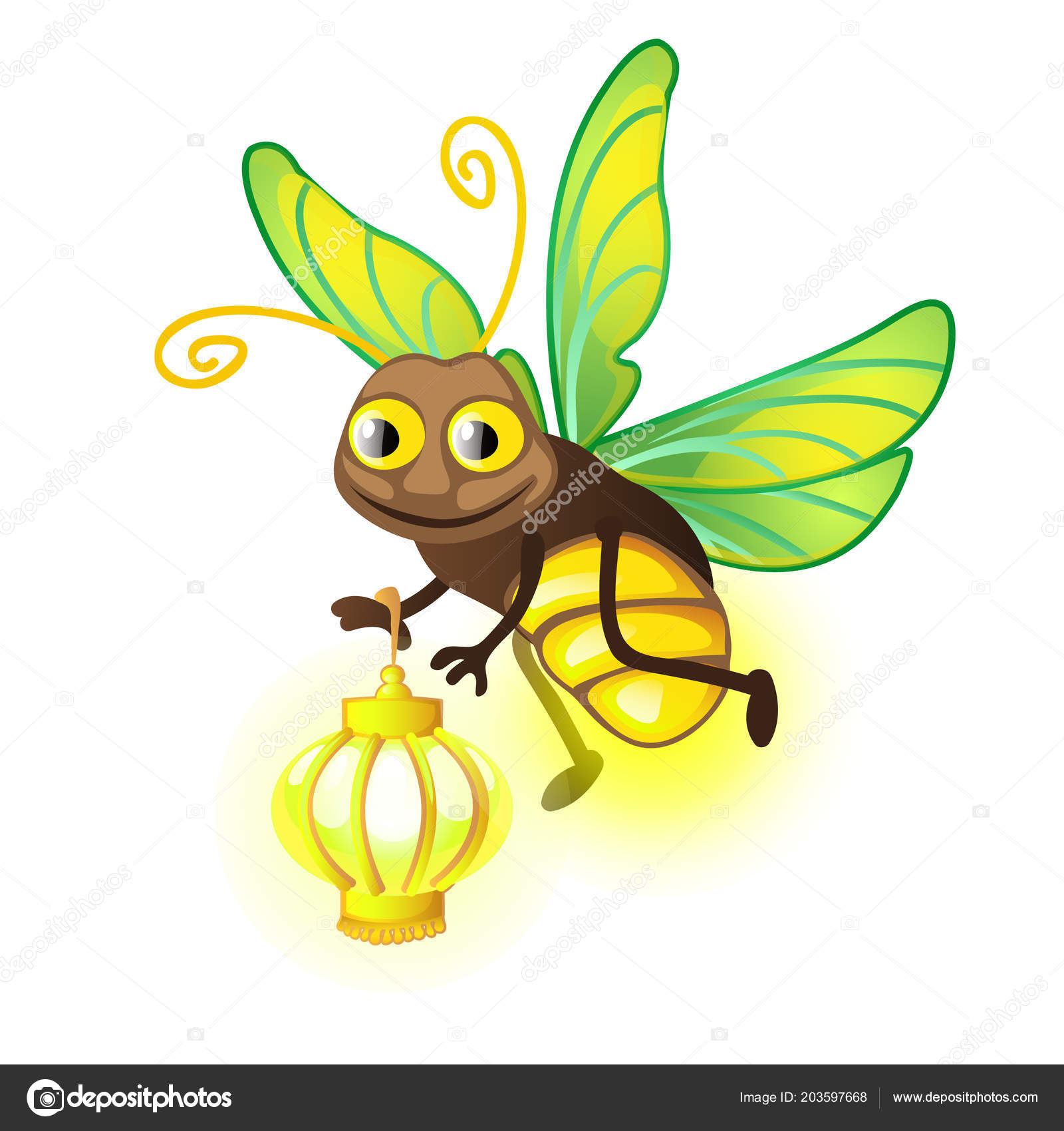 Lightning Bug Illustration