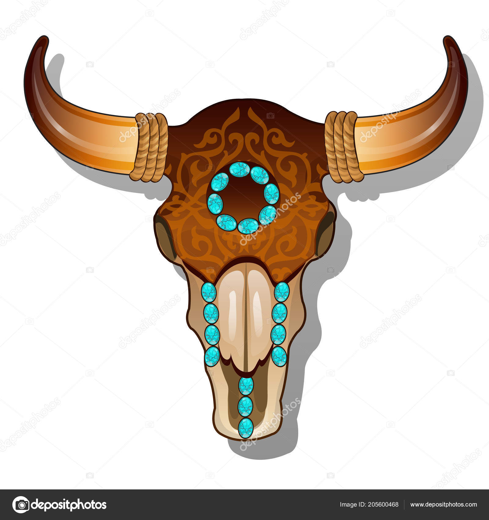Ox Skeleton Clipart Animated