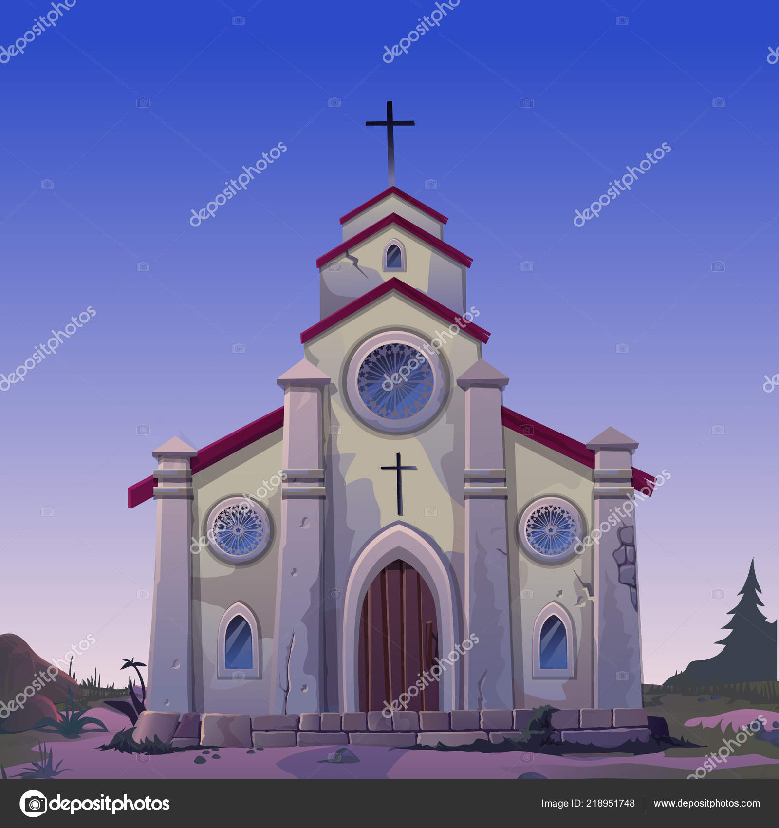 Animated Catholic Church