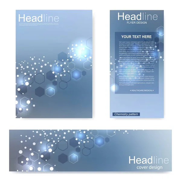 Vector templates for brochure magazine leaflet flyer cover booklet ...