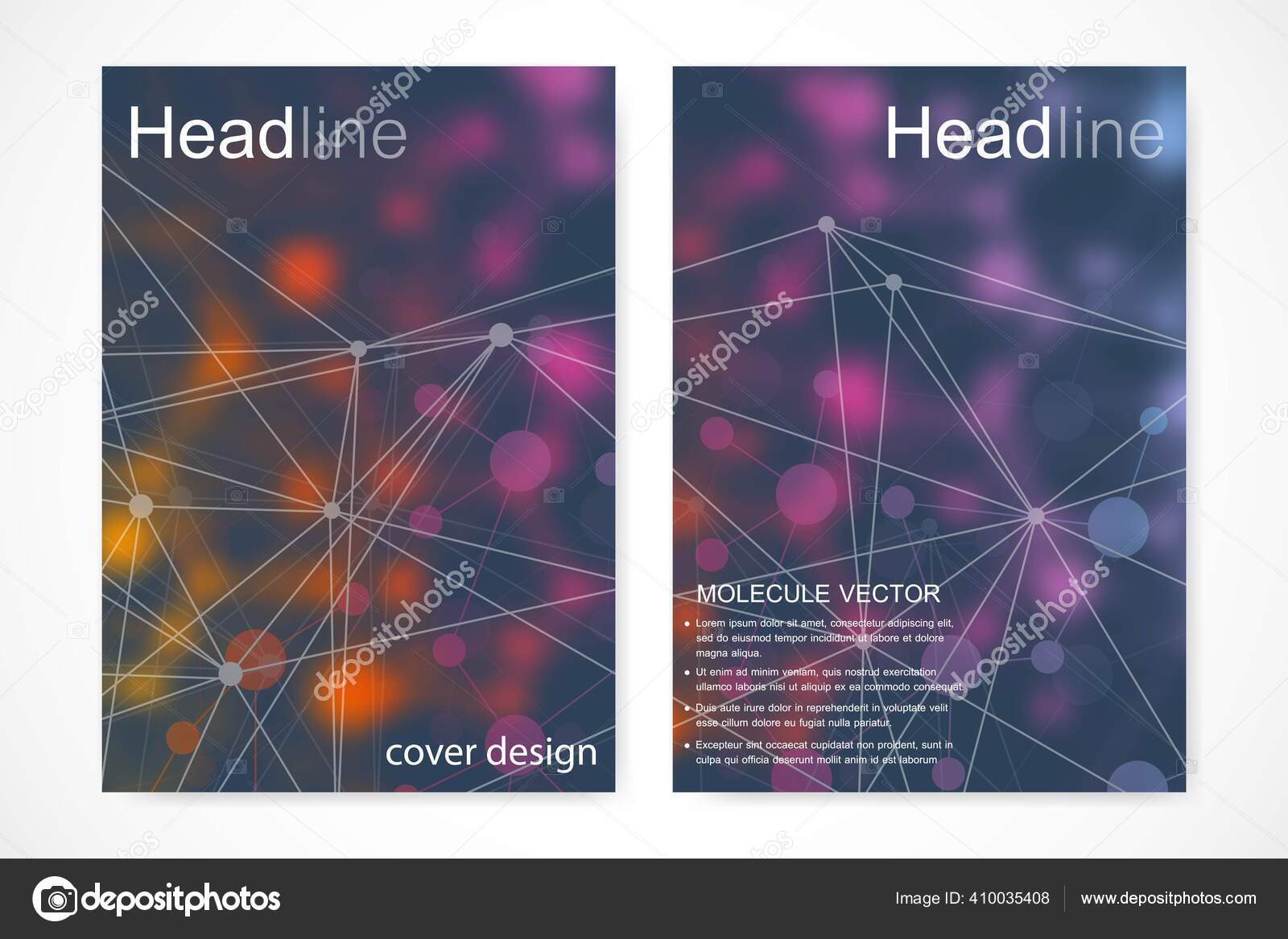 Vector templates for brochure magazine leaflet flyer cover booklet ...