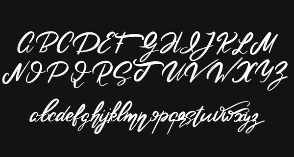 Vector Handwritten Gothic Font Unique Lettering Typography Card Poster ...