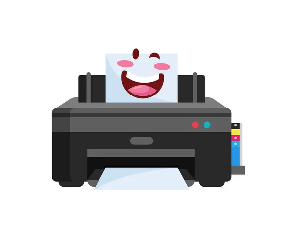 Cute Internet Router Technology Device Cartoon Character Illustration ...