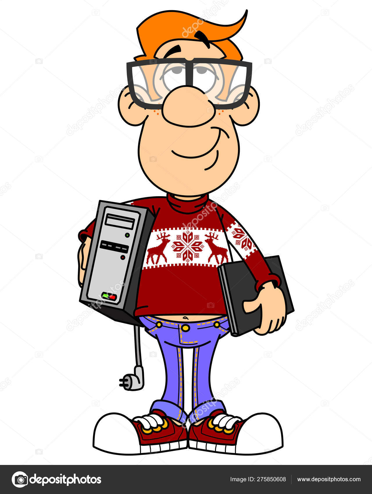 Computer Geek Clip Art