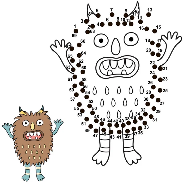 Connect the dots to draw the cute crab and color it Stock Vector by ...