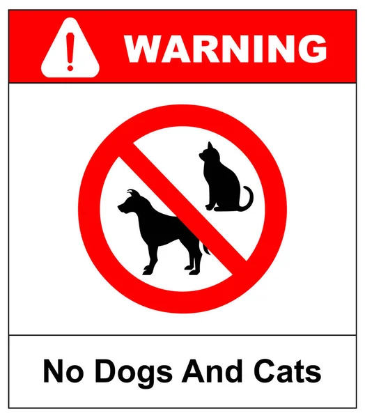 No pet allowed sign illustration vector no dogs, please, warning ...