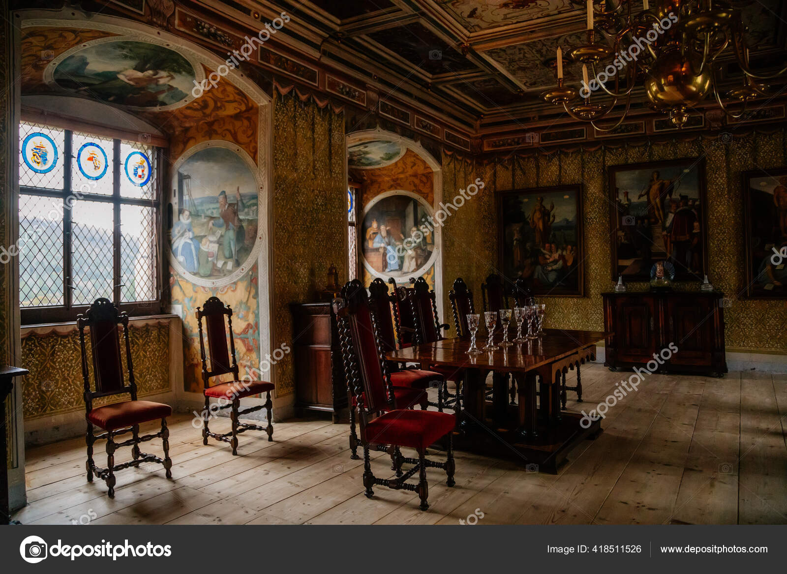Medieval Castle Dining Room