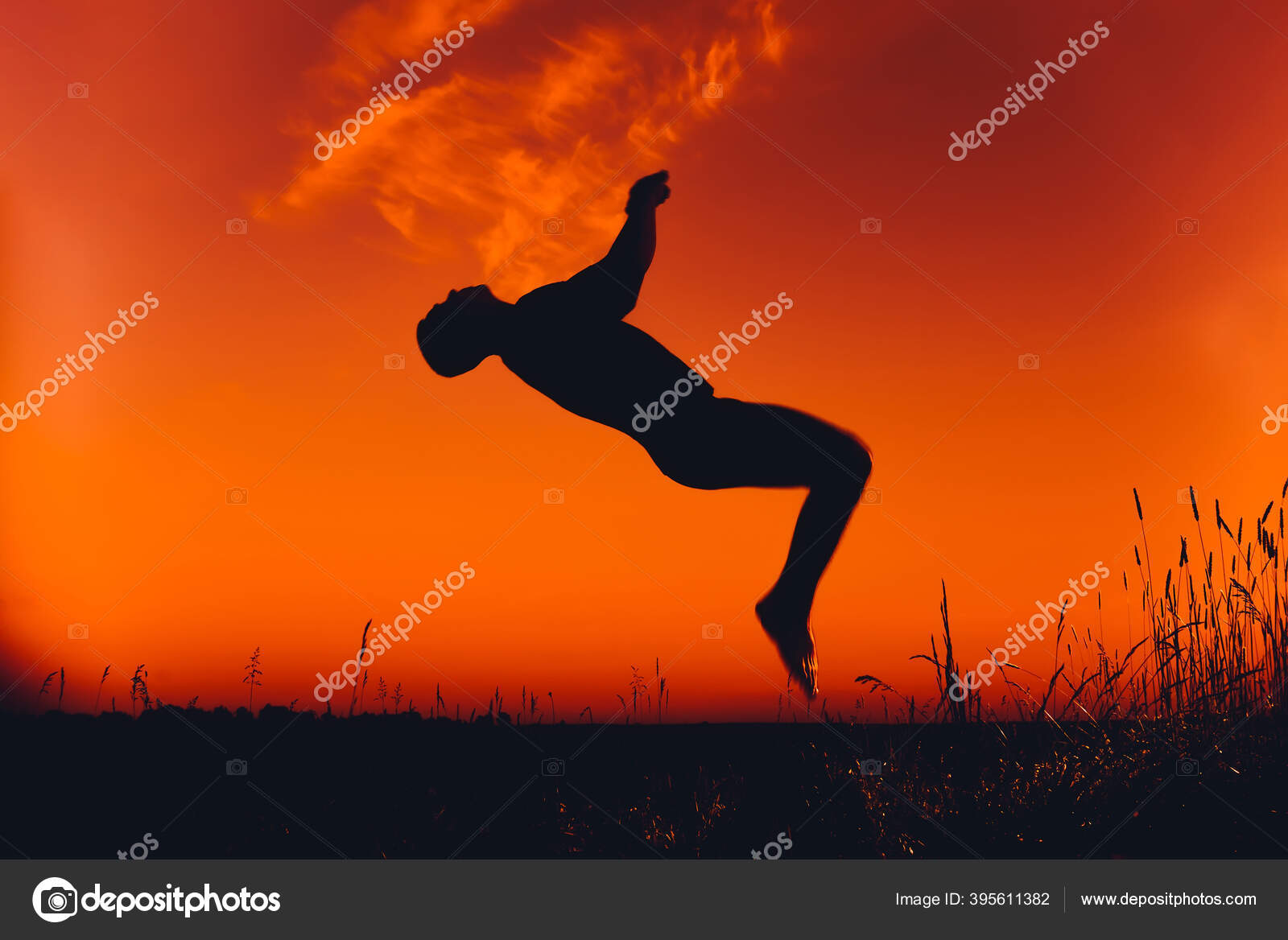 Backflip Silhouette