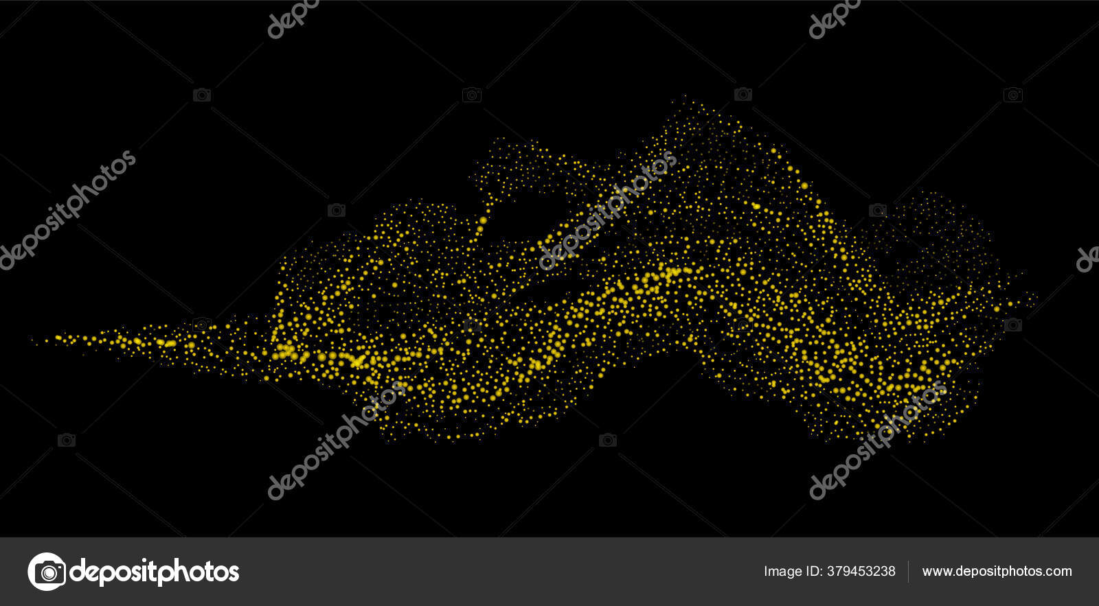 Dust Particles Air Air Pollution Health Threat Vector Illustration ...