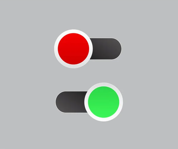 Toggle Switch Buttons Modern Devices User Interface Vector Graphic ...