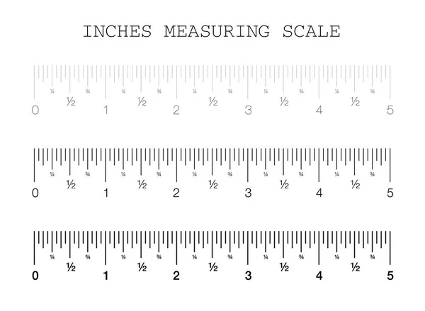 Inch Scale Chart