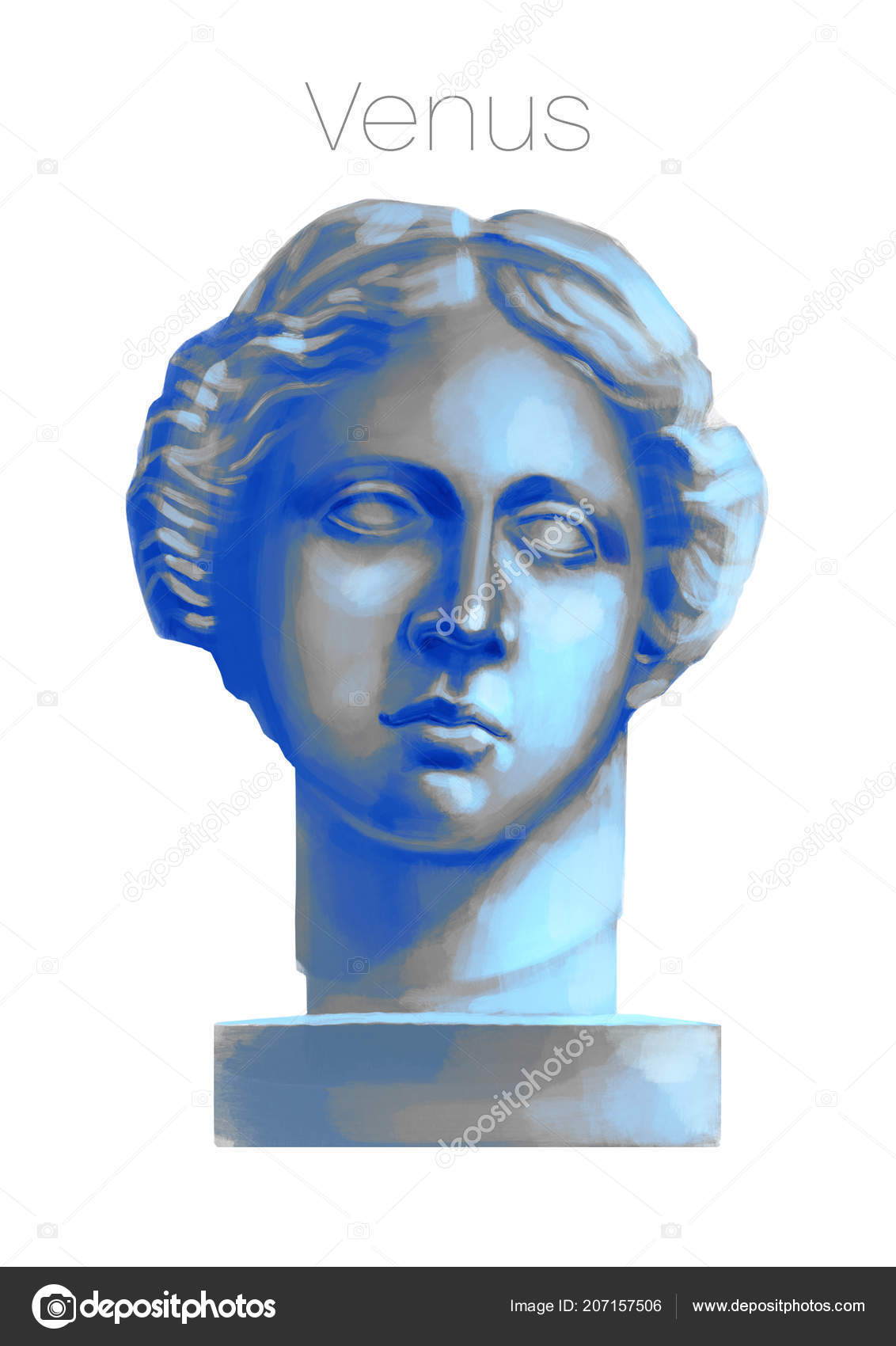 Venus de Milo head sculpture Stock Photo by ©homunkulus28 207157506