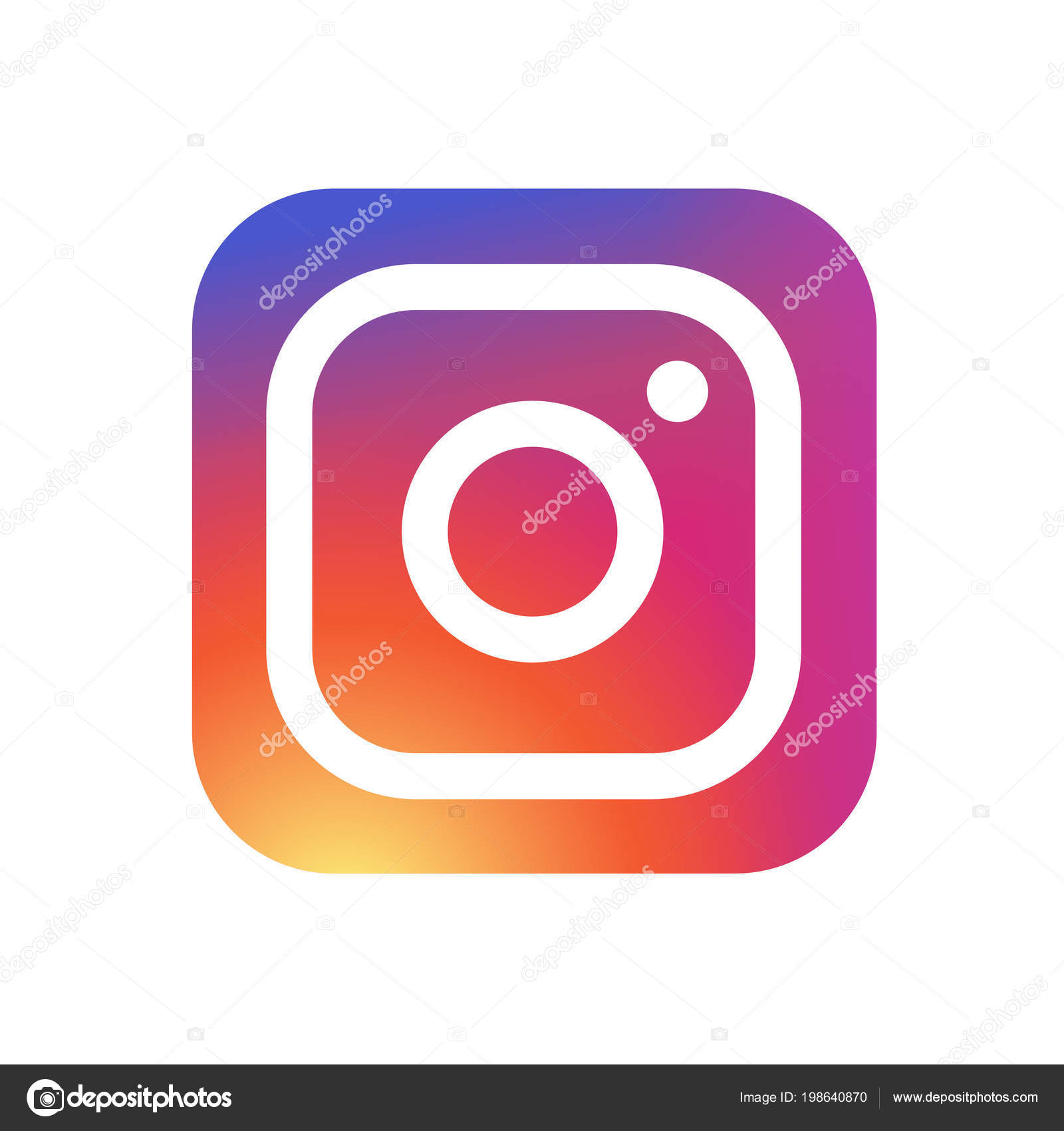 Simbolo Instagram Vettore Icona Di Follower Di Instagram Vettore,