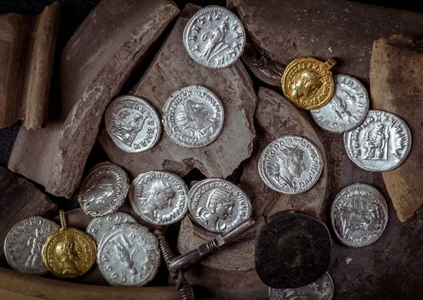 Roman coin Stock Photos, Royalty Free Roman coin Images | Depositphotos