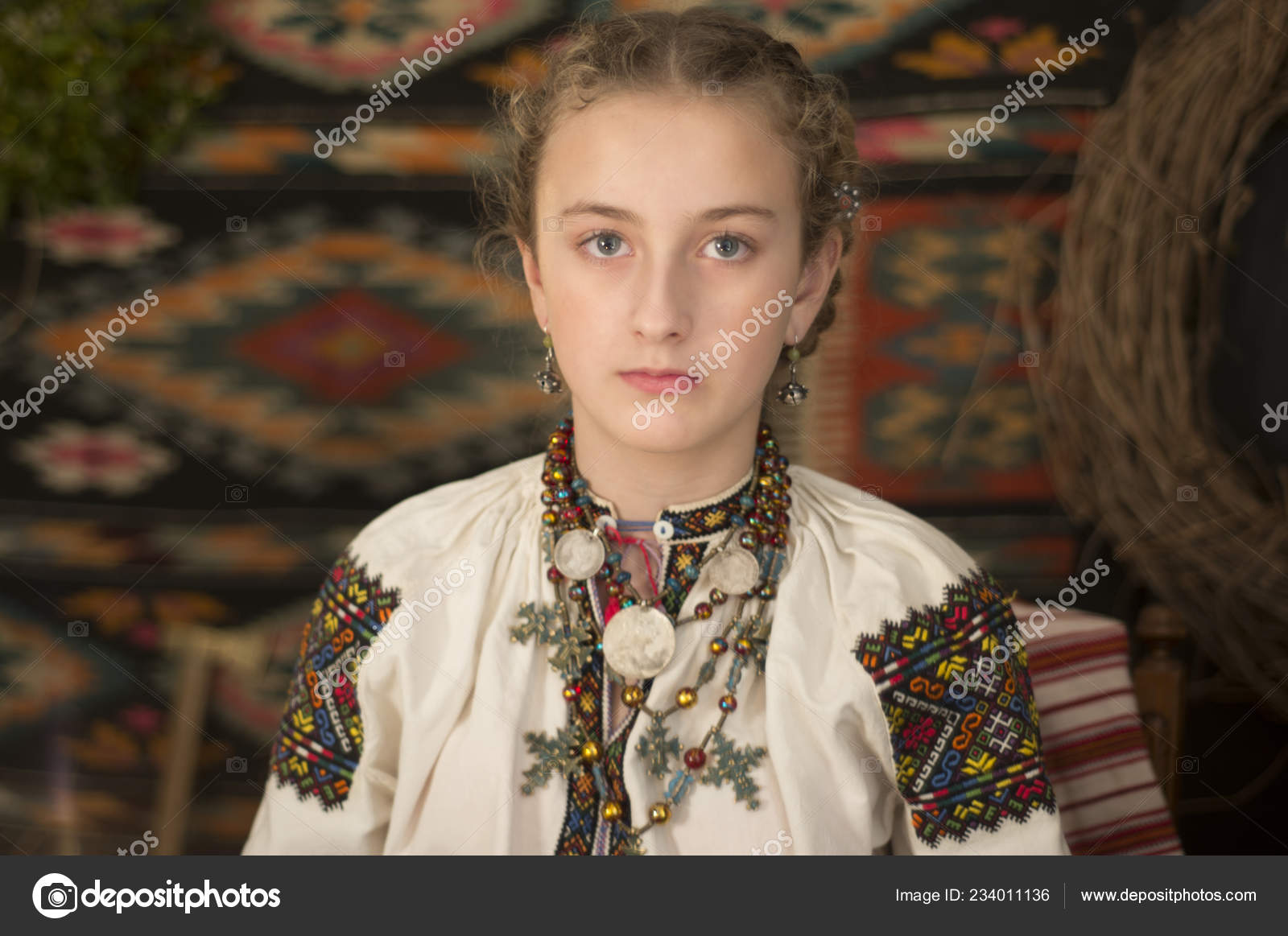 Ukrainians Hutsuls Carpathians Traditional Ancient Costumes Ornaments ...