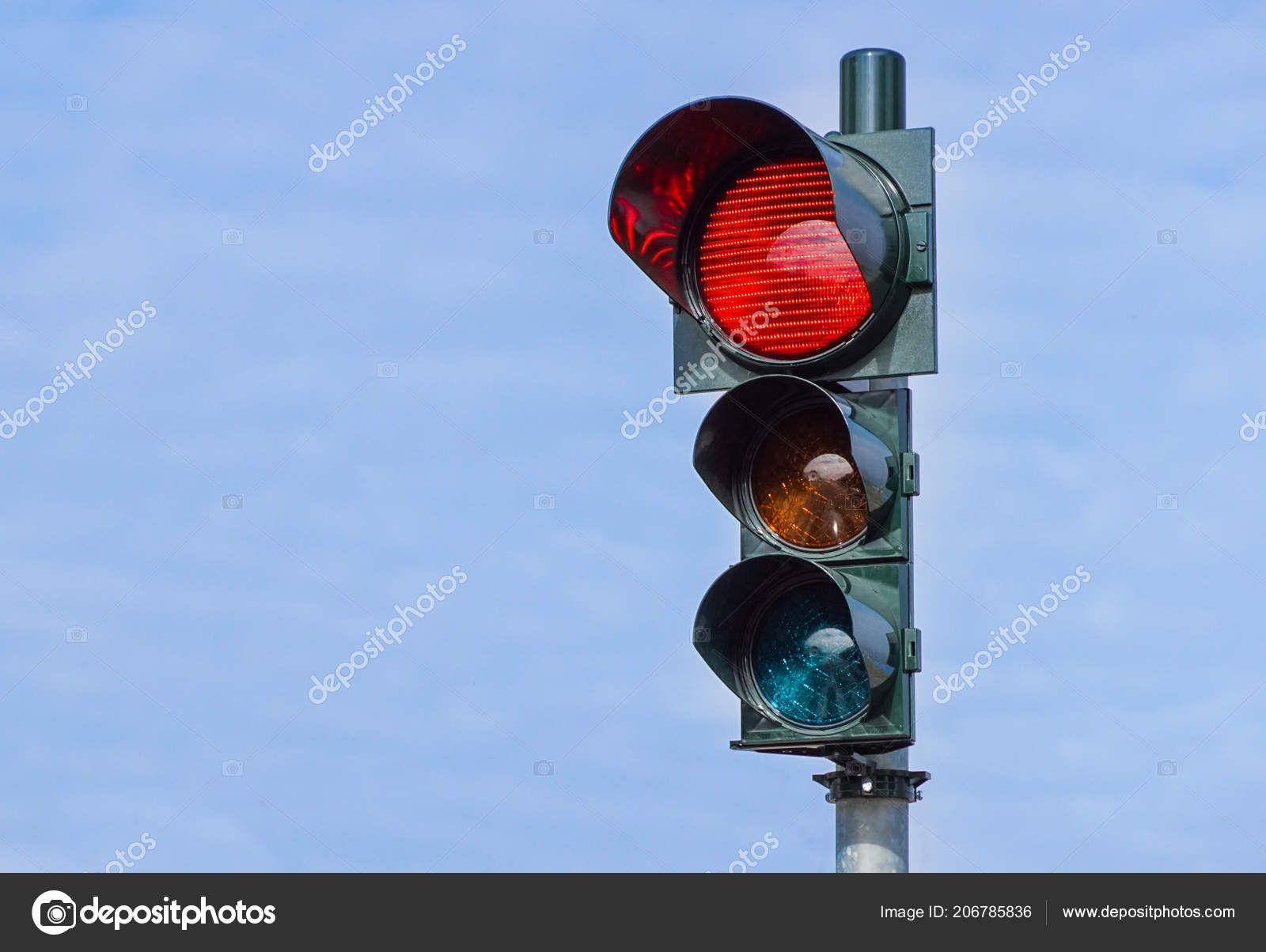 Red Traffic Light Street