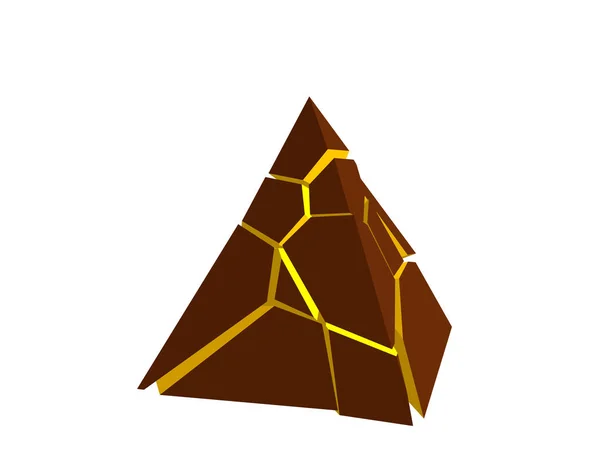 Vector icon pyramid — Stock Vector © zzve #13446341