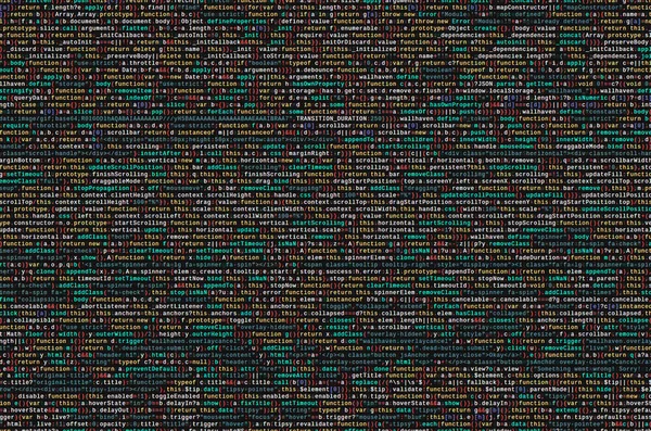 Javascript functions, variables, objects. Monitor closeup of function ...