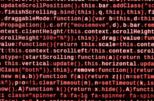 Javascript functions, variables, objects. Monitor closeup of function ...