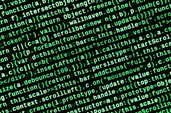 Javascript functions, variables, objects. Monitor closeup of function ...