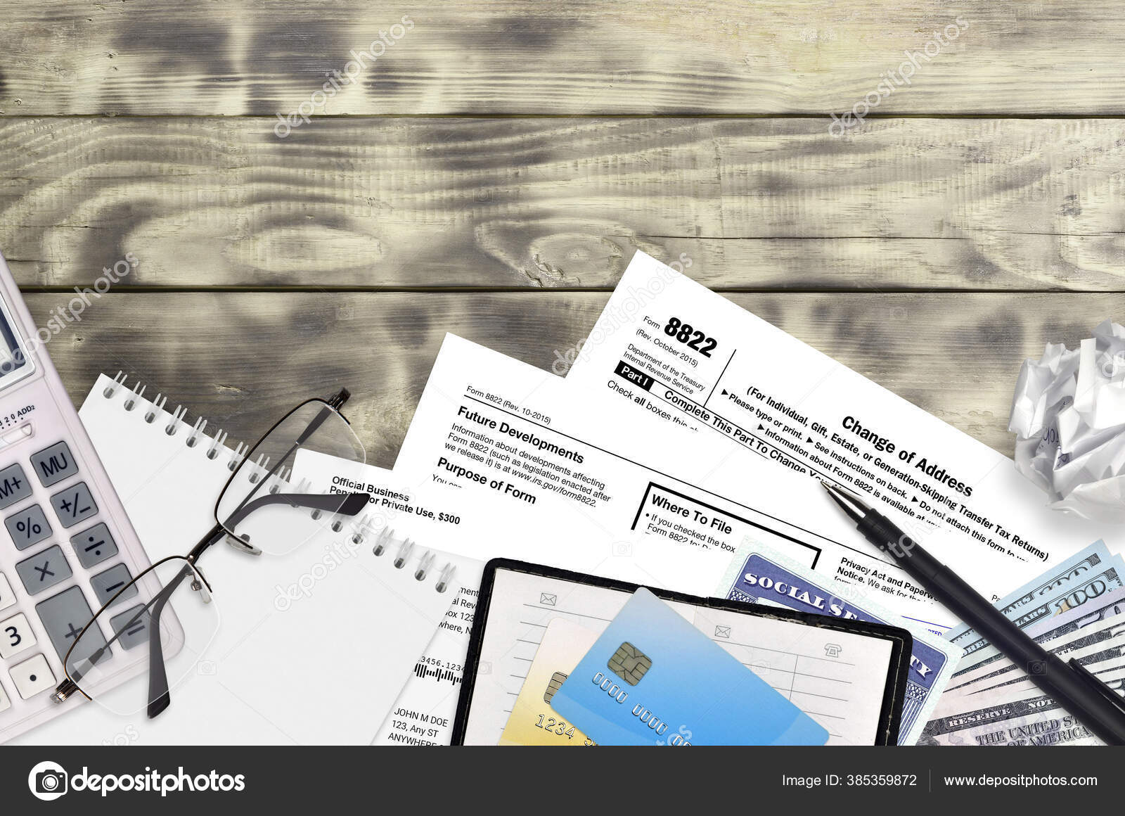 Irs Form 8822 Change Address Lies Flat Lay Office Table — Stock Photo ... Irs Form 8822 Change Address Lies Flat Lay Office Table — Stock Photo ...