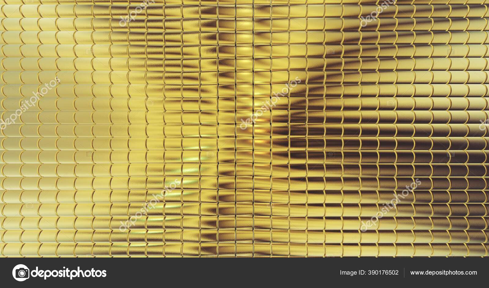 Golden Foil Tiles Texture Background Digital Surface Illustration Stock ...