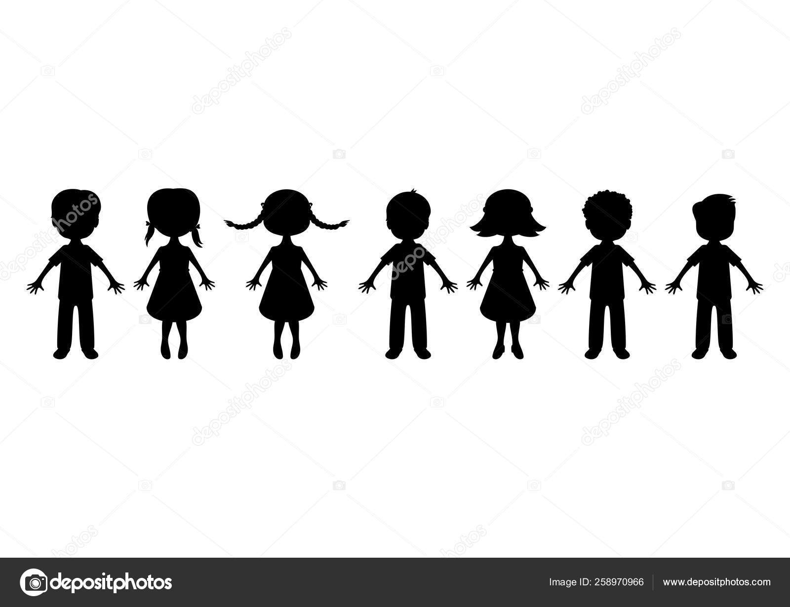Child Silhouette Vector