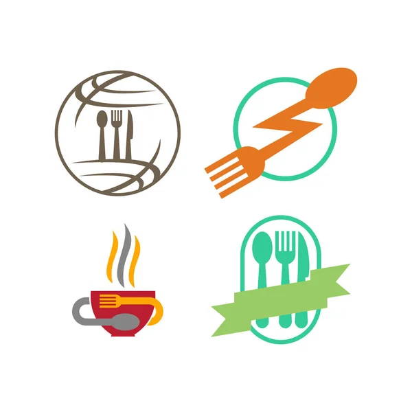 Restaurant Service Abstract Logo Template Symbol Icon Stock Vector ...