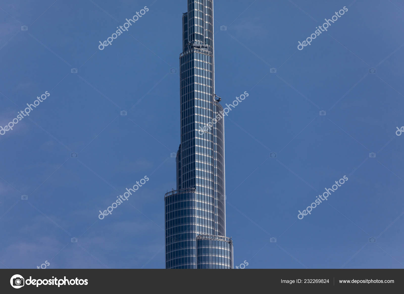 View Highest Tower World Burj Khalifa Dubai Uae — Stock Editorial Photo ...