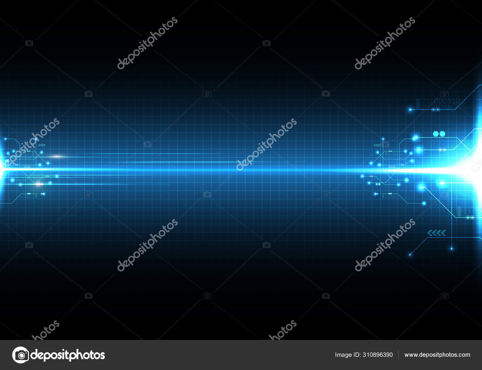 Light explosion abstract technology background Stock Vector Image by ...