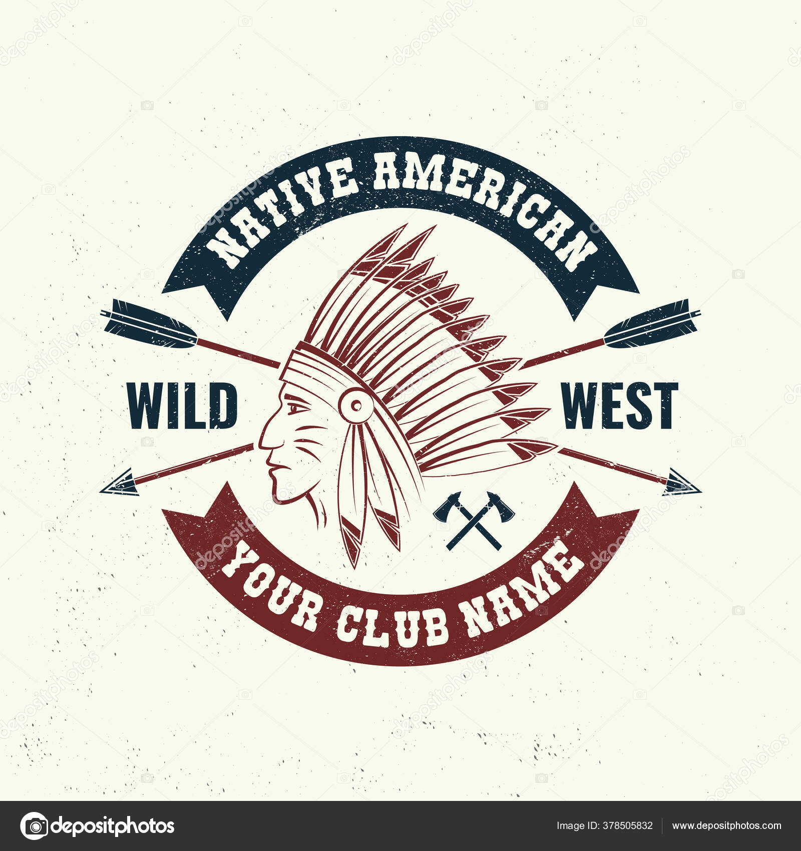 Native American Warrior Vector