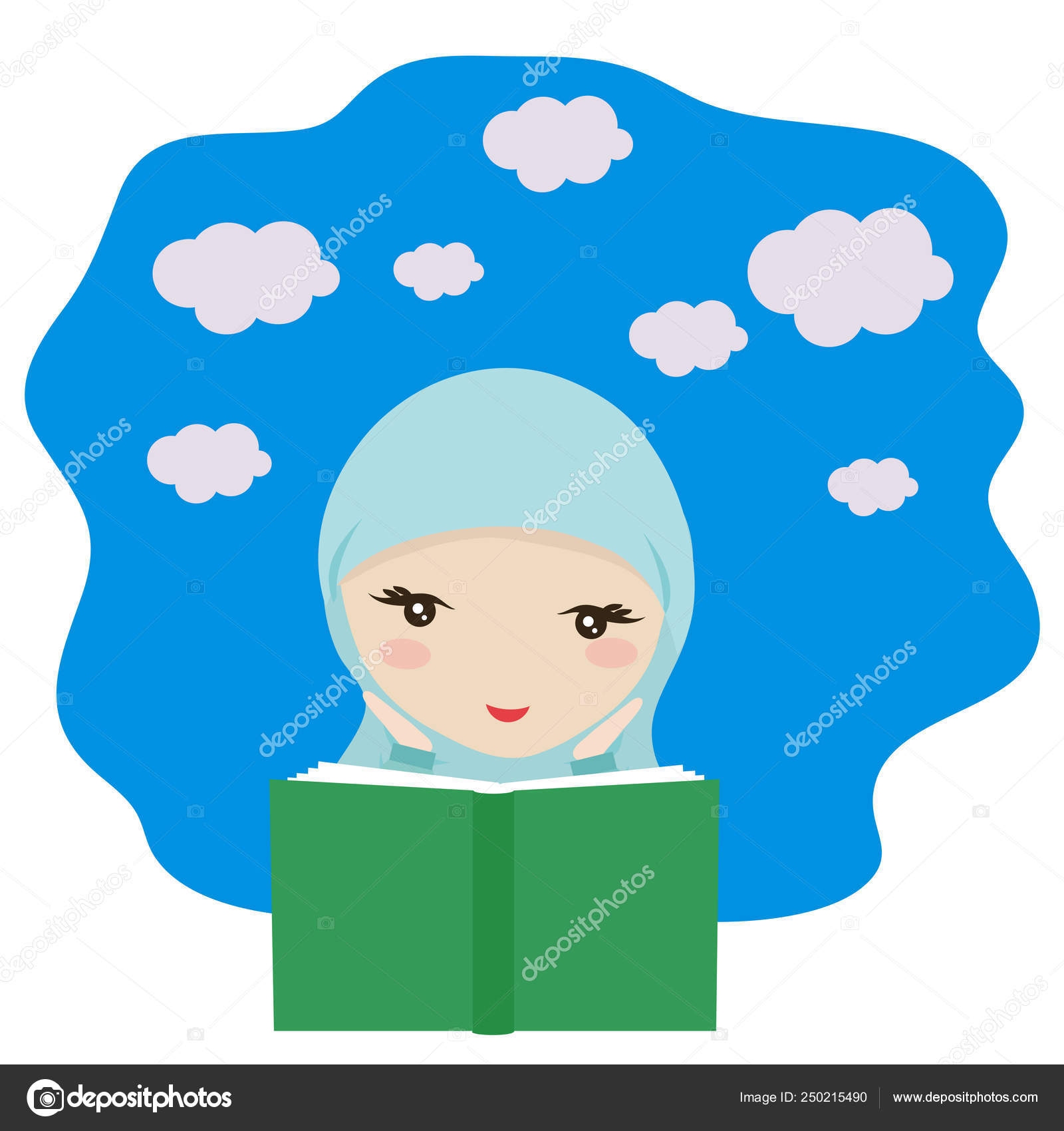Arab Girl Clipart Book