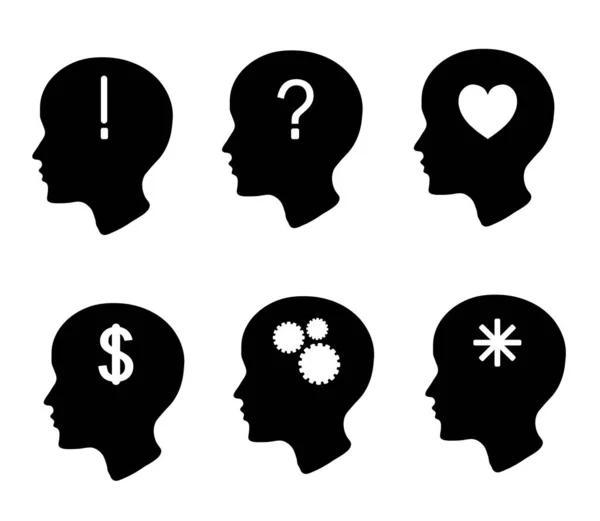 Head brain vector icons set — Stock Vector © RedKoala #17140449 Head brain vector icons set — Stock Vector © RedKoala #17140449