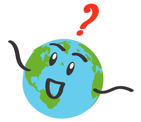 Planet Earth Hands White Background Vector Illustration Stock Vector by ...