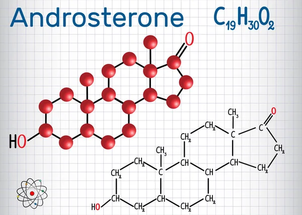 Androstenedione Androgen Steroid Hormone Structural Chemical Formula ...