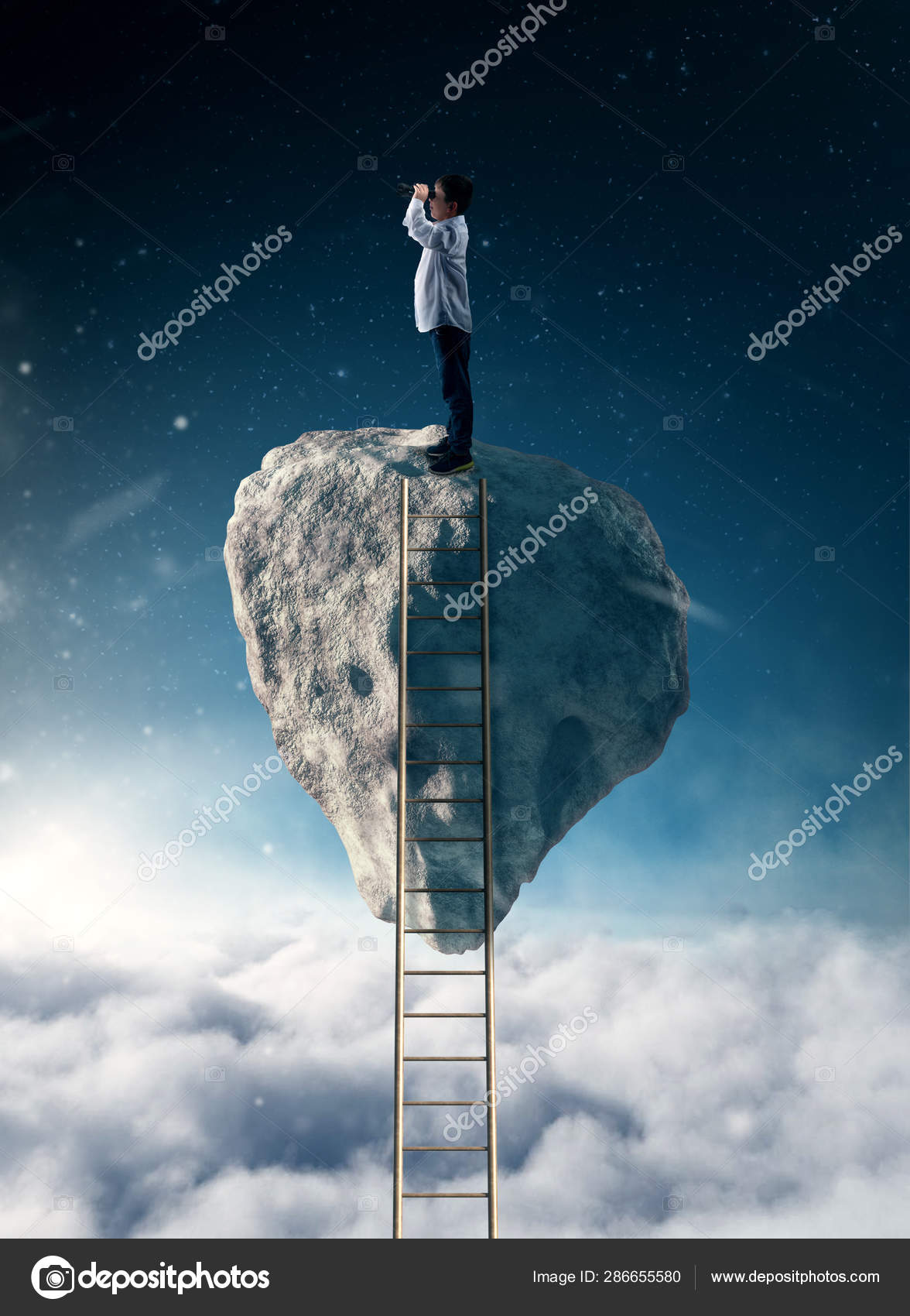 Space ladder — Stock Photo © ALLVISIONN #286655580