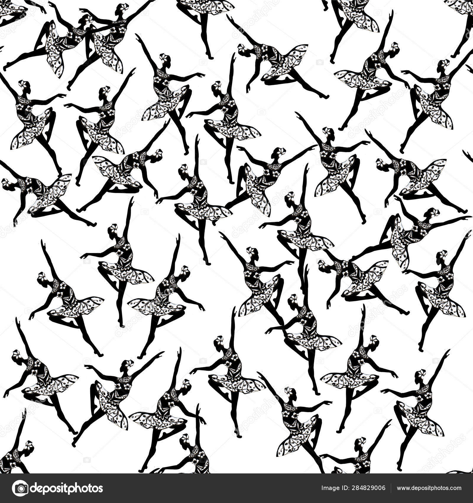 Black And White Ballet Wallpaper