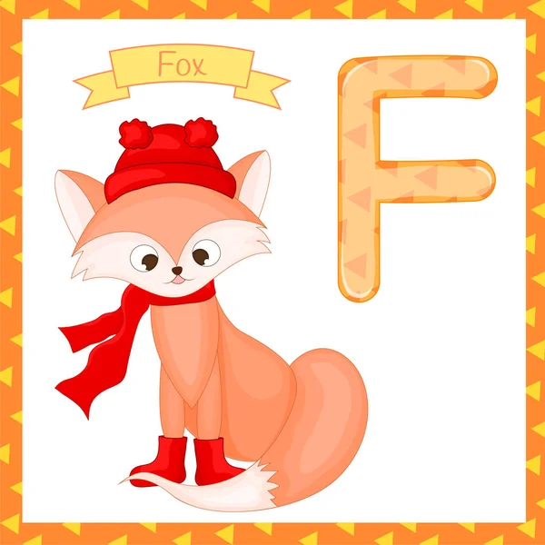 Cute children Flashcard number one tracing with 1 Fox for kids learning ...