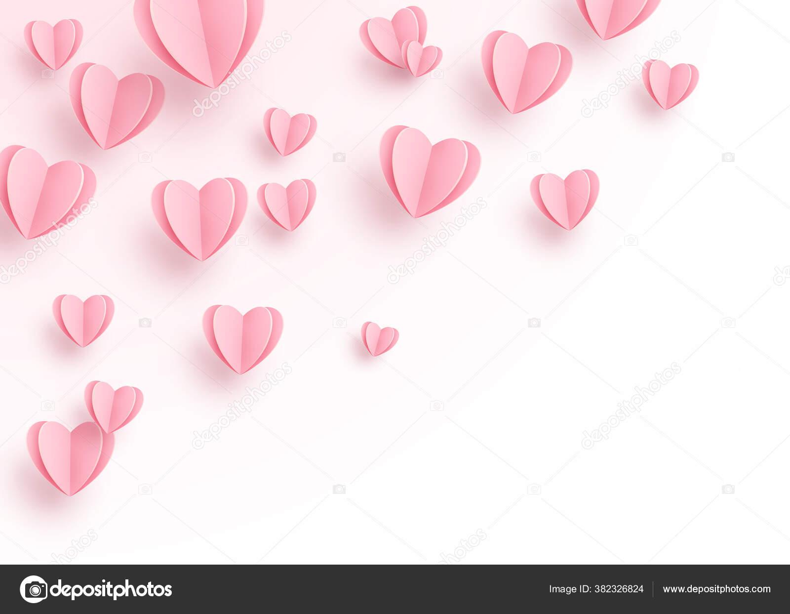 Svarte Og Rosa Hjerter Tapet