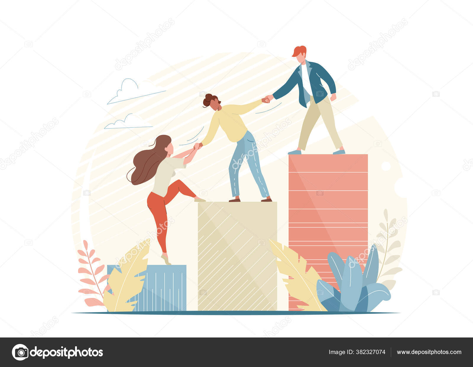 Helping Hold The Ladder