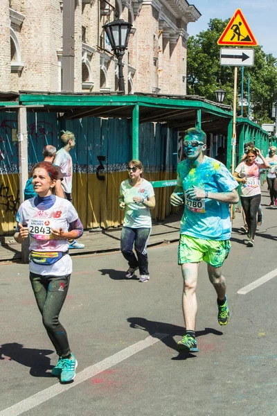 People Running Away Scared From Zombies