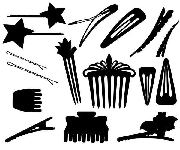Hair pins Vector Art Stock Images | Depositphotos