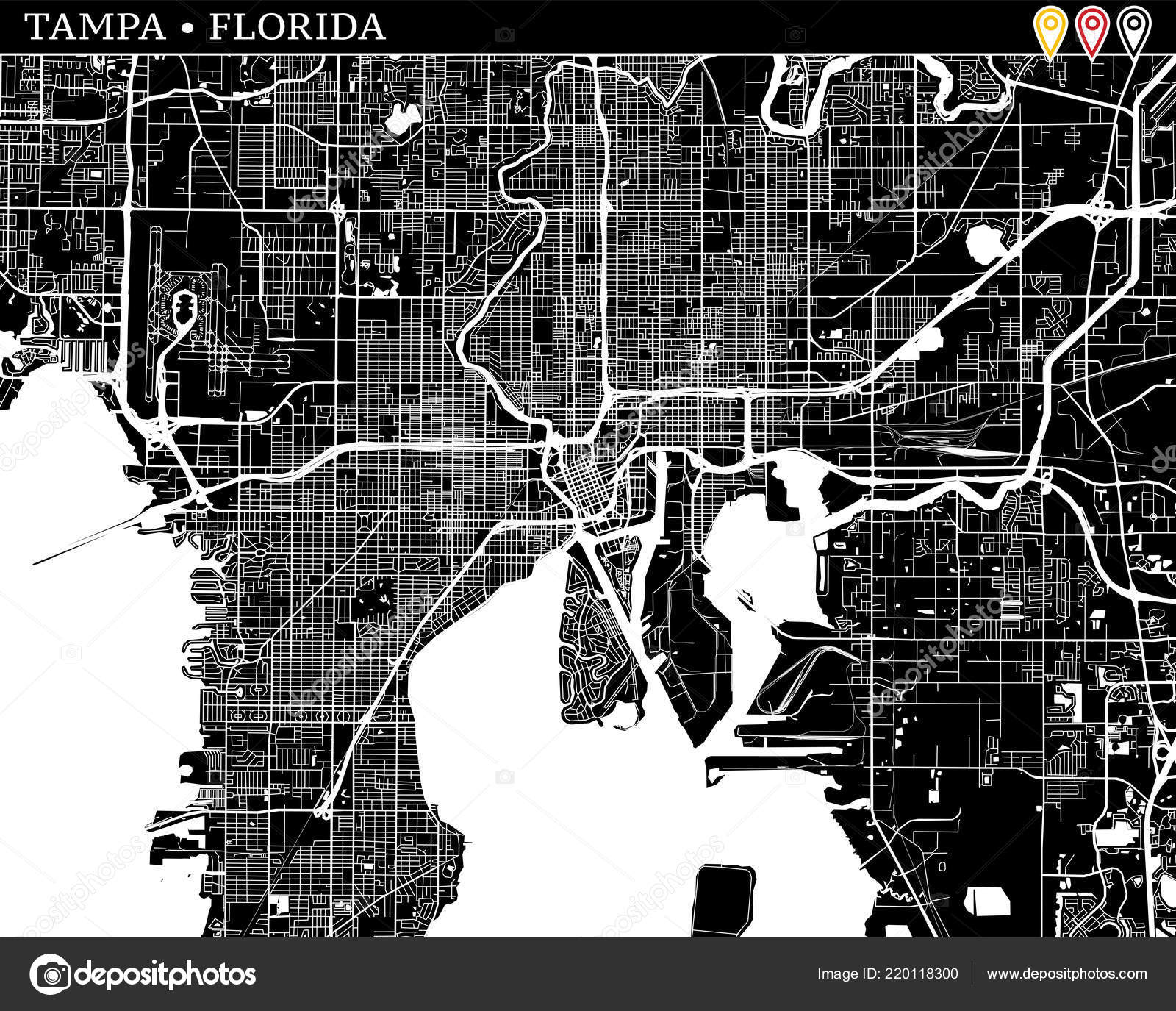 Mapa Simple De Florida