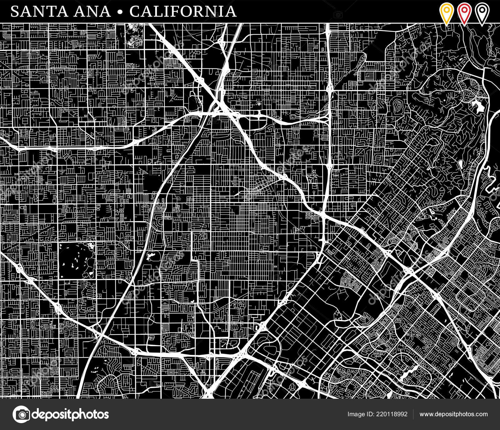 Mapa De Santa California