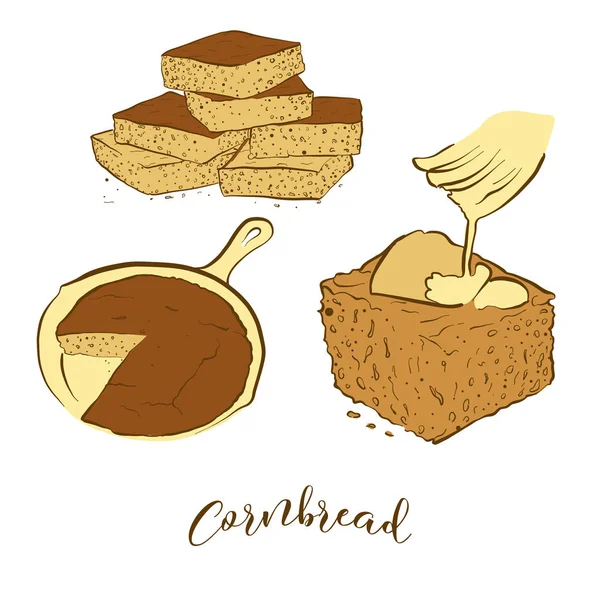 Cornbread Vector Art Stock Images | Depositphotos