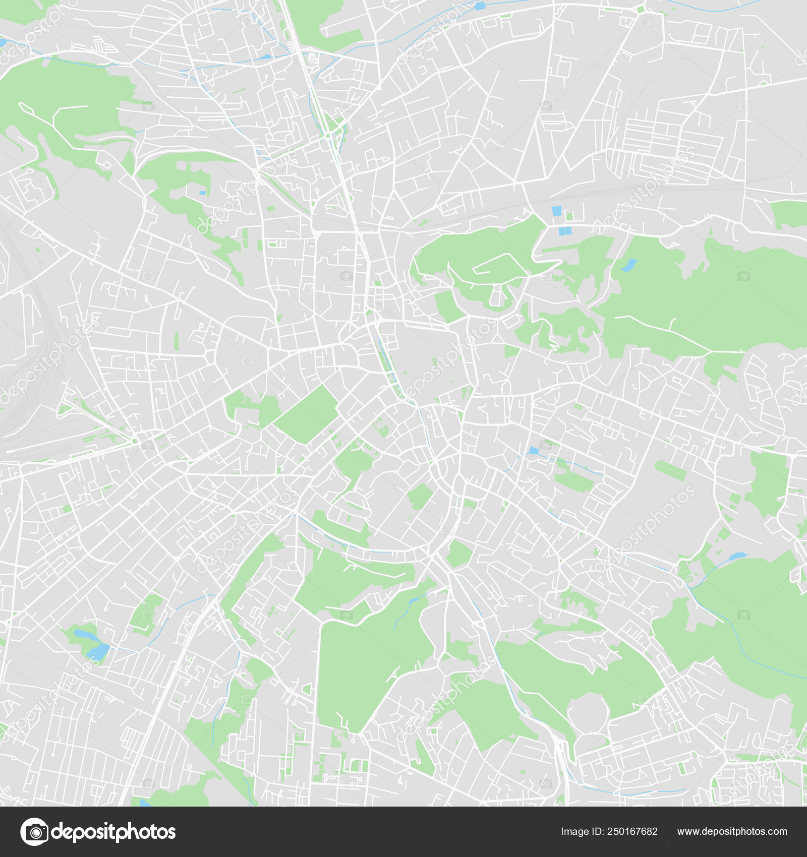 Downtown vector map of Lviv, Ukraine Stock Vector Image by ©mail ...