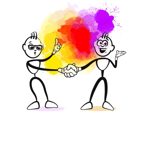 Outgoing Person Cartoon