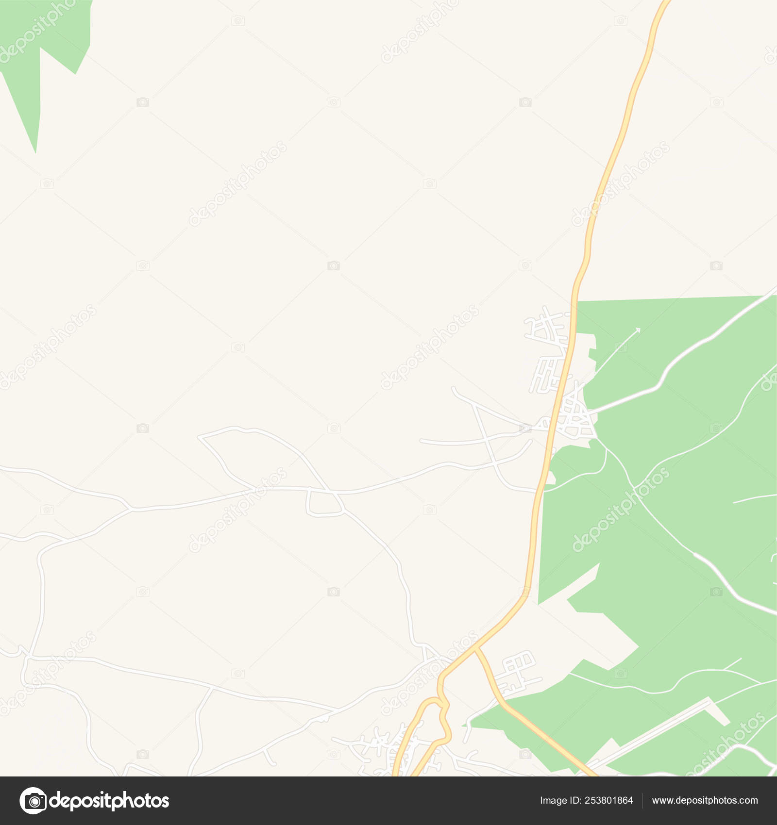 Pergamos , Cyprus printable map Stock Vector by ©mail.hebstreit.com ...