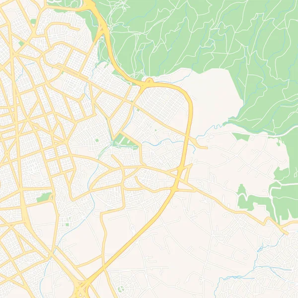 Palaio Faliro, Greece printable map Stock Vector by ©mail.hebstreit.com ...